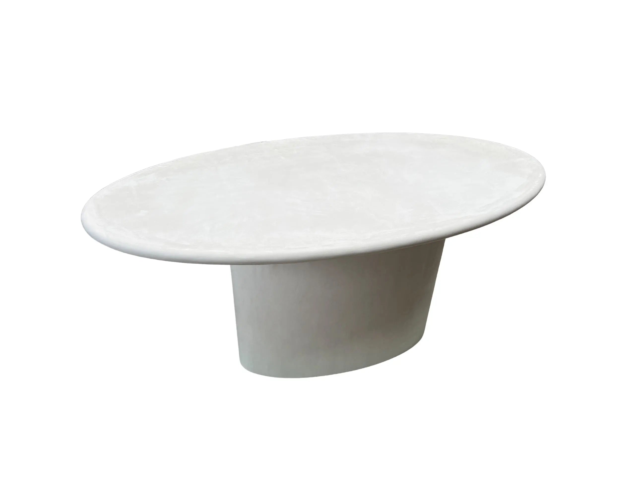 Amelia - Table à manger ovale en béton ciré (MORTEX®)